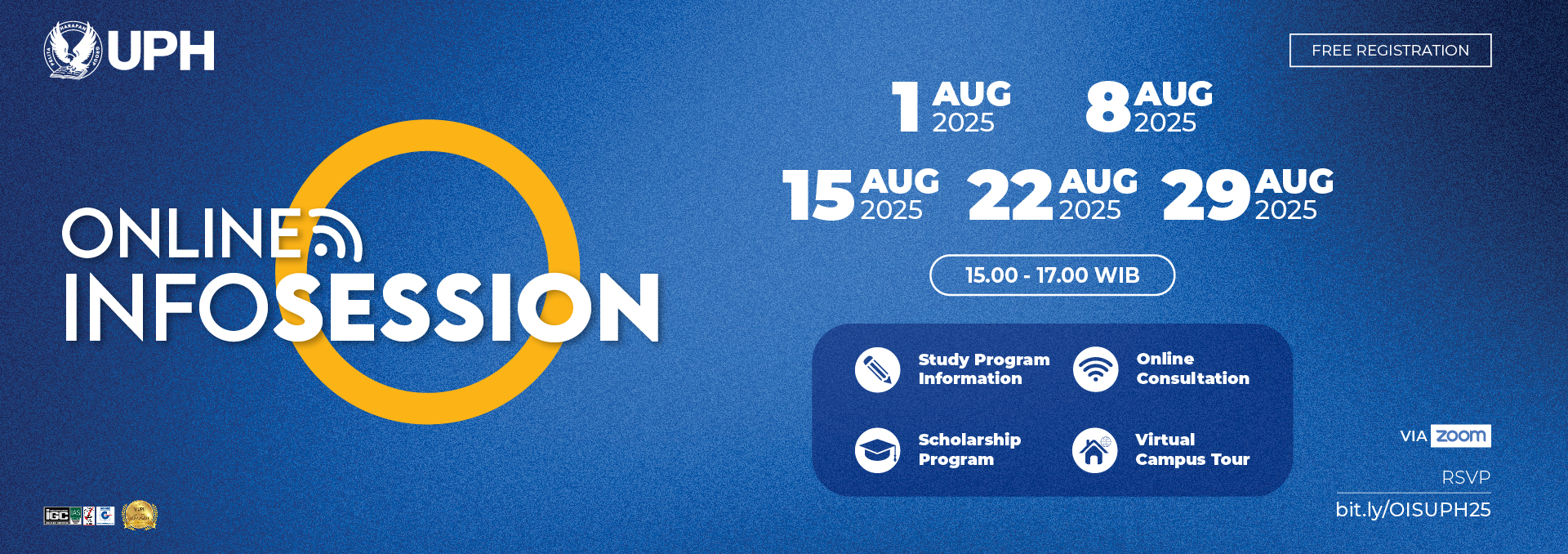 Info Session - UPH | Universitas Pelita Harapan | True Knowledge, Faith ...